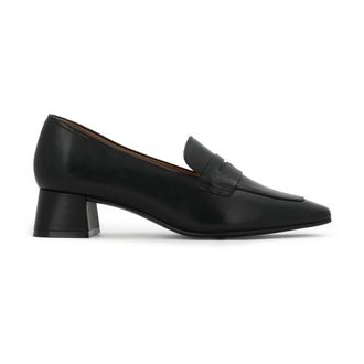 Kazar Schwarze Pumps mit einem breiten niedrigen Absatz - - Shoes - Damen - Schwarzk - 39 EU