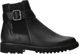 Mephisto Bottines Siena noires en synth&eacute;tique - Hauteur du talon - Fermeture &eacute;clair - 1,2, Noir, 39 EU