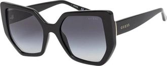 Guess Oversized Cat Eye Sonnenbrille - - Accessories - Damen - Schwarzk - 55 MM