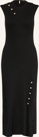 Maje Strickkleid Mit Cut-Outs schwarz