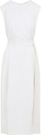 STUDIO NICHOLSON Femme, Robes, Blanc, Taille: 36 FR Wold Midi Dress