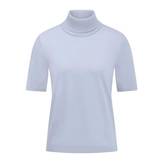 Riani Femme, Tops, Bleu, Taille: 44 FR Strickshirt mit Rollkragen