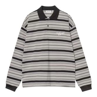 Carhartt Work in Progress Homme, Tops, Multicolore, Taille: M L/S Devitt Rugby Shirt