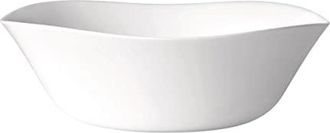 Bormioli Rocco 88001 Salatschüssel Parma Opal, Glas, Weiß, 26 x 26 x 14 cm, 1 Stück