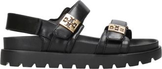 Tory Burch Femme, Chaussures, Noir, Taille: 41 EU Touch Strap Sandal