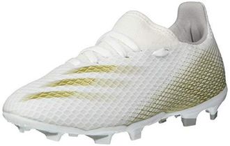 adidas Adidas Boys Soccer Shoe, FTWWHT/METGOL/GRETWO, Numeric_10_Point_5 Big Kid