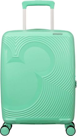 American Tourister Mickey Magic - Handgep&auml;ck Koffer 55 x 40 x 20/23 cm - Hartschalen Kabinentrolley f&uuml;r Ryanair, EasyJet & die meisten Airlines, 37/44 L, Gr&uuml;n (Mickey Je