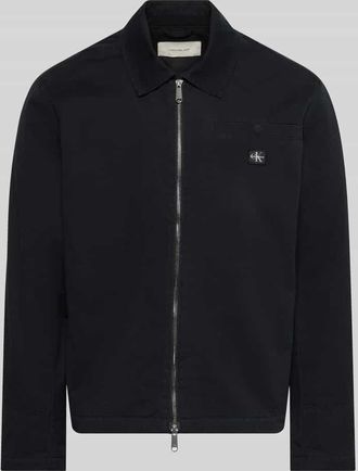 Calvin Klein Jeans Regular Fit Hemdjacke aus reiner Baumwolle