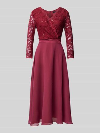 Swing Cocktailkleid in Wickel-Optik