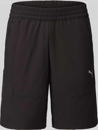 Puma Regular Fit Sportshorts mit Label-Print