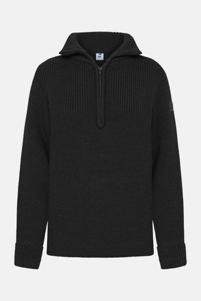Hanseheld Damen Troyer Merino Wolle Schwarz GOTS