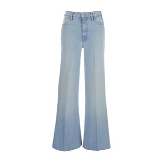Mother Femme, Jeans, Bleu, Taille: W25 Hustler Roller Skimp Fray