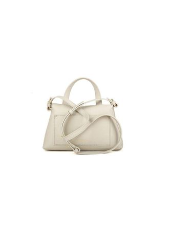 Coccinelle Bovine Leather Top Handle Bag - Beige
