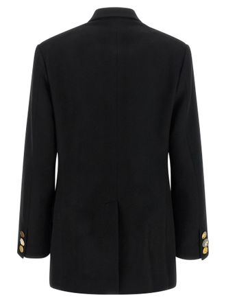 Junya Watanabe Wool and Cashmere Blend Coat - Black