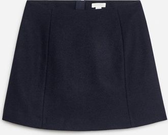 Arket Minirock Aus Wolle -Blau