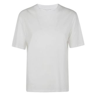 Majestic Filatures L&auml;ssiger Rundhals Pullover - - Tops - Damen - Wei&szlig; - M