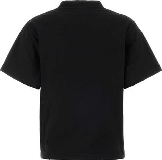 Balenciaga Graphic-Printed Cotton T-Shirt - Black