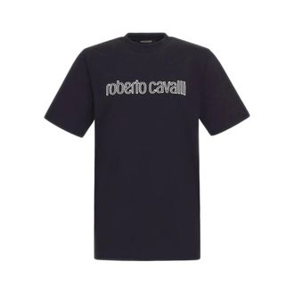 Roberto Cavalli T-shirt &agrave; logo - Homme - Tops - Noir - Taille: 2XL