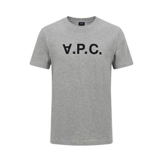 A.P.C. A.p.c., Femme, Tops, Gris, Taille: 40 FR T-shirt Standard Grand VPC Gots