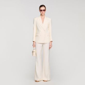 Sandro Zweireihiger taillierter Blazer