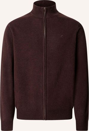 Hackett Pullover Lambswool Fzip braun