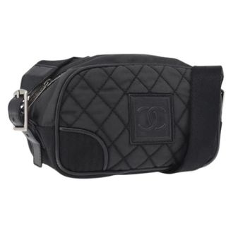 Chanel Sac bandouli&egrave;re vintage doccasion - Femme - Pre-owned - Noir - Taille: ONE Size