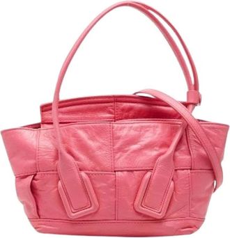 Bottega Veneta Sac &agrave; main vintage Pre-owned - Femme - Pre-owned - Rose - Taille: ONE Size