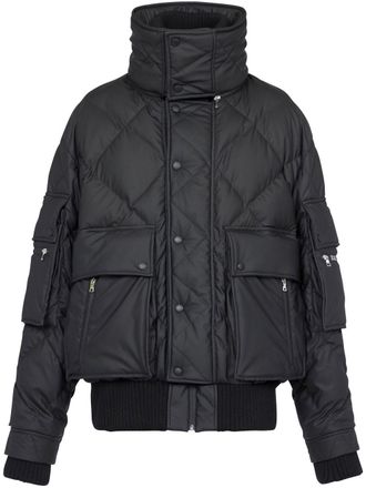 Balmain veste matelass&eacute;e &agrave; fermeture zipp&eacute;e - Noir