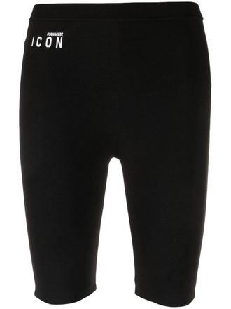 Dsquared2 short en coton à logo Icon - Noir