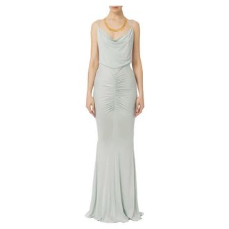 Elisabetta Franchi Maxikleider - - Dresses - Damen - Gr&uuml;n - XL