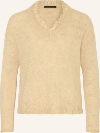 Luisa Cerano Luisa Cerano Pullover Mit Spitze Und Mit Alpaka gelb
