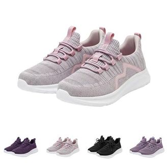 Generic Baskets confortables &agrave; enfiler pour femme - Chaussures de marche, de gym, de fitness - Doublure en maille respirante - Chaussures de course &agrave; pied pou