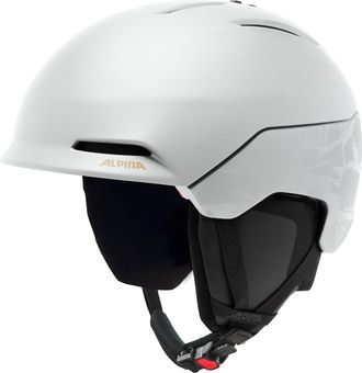 Alpina NAX - sicherer, perfekt klimatisierter und komfortabler Skihelm f&uuml;r Erwachsene, mit waschbarem Innenfutter - White-camo matt - M (55-59 cm)
