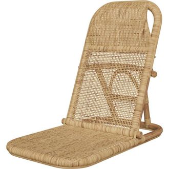Rendez-Vous D&eacute;co Rendez-vous D&eacute;co - Chaise de plage pliable en rotin naturel - favignana