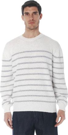 04651/ Homme, Pulls, Multicolore, Taille: L Maglia girocollo moulin&egrave; righe orizzontali