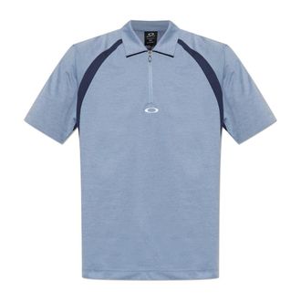 Oakley Homme, Sport, Bleu, Taille: M Polo avec logo brod&eacute;