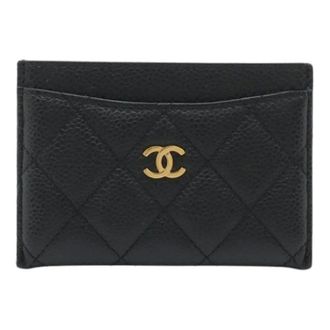 Chanel Porte-cartes professionnel doccasion - Femme - Pre-owned - Noir - Taille: ONE Size