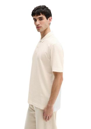 Marc O'Polo Poloshirt im strukturierten Karo-Jacquard