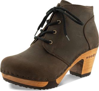 Woody Damen Nora Clog Ankle Boots, Caffe, 36 EU