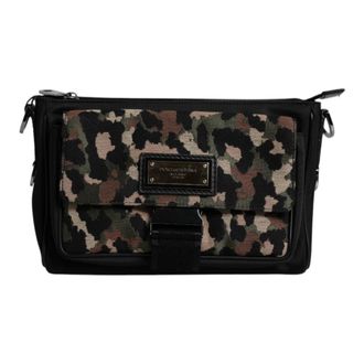 Dolce & Gabbana Leopard Jacquard Crossbody Bag - - Bags - Herren - Mehrfarbig - ONE SIZE