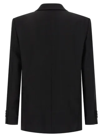 Balmain Crystal-Embellished Blazer - Black