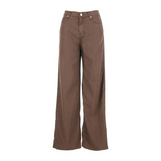 Roy Rogers Femme, Pantalons, Brun, Taille: W30 Marta Wide Pantalons