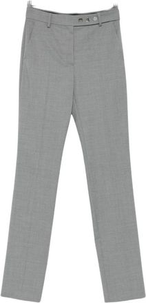 Sportmax Femme, Pantalons, Gris, Taille: 38 FR Harry Straight Pantalons