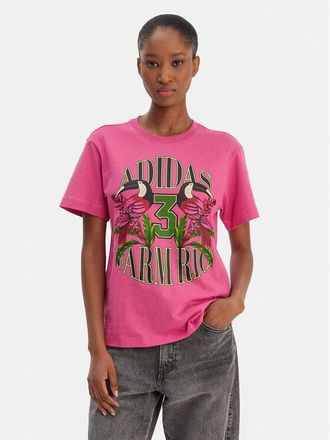 adidas T-Shirt Farm Rio Graphic KD4640 Rosa Regular Fit