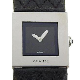 Chanel Pre-owned Vintage Uhr - - Pre-owned - Damen - Schwarzk - ONE SIZE