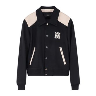 Amiri Homme, Vestes, Noir, Taille: S Ma Band Jacket