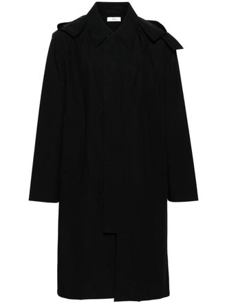 Rier parka à capuche détachable - Noir