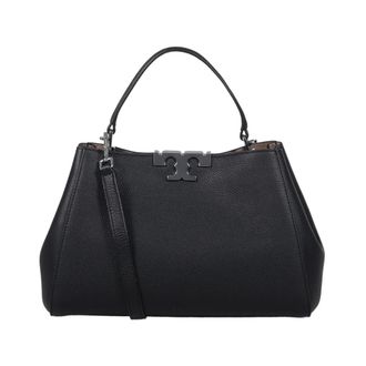 Tory Burch Eleanor Pebbled Medium Satchel - - Bags - Damen - Schwarzk - ONE SIZE