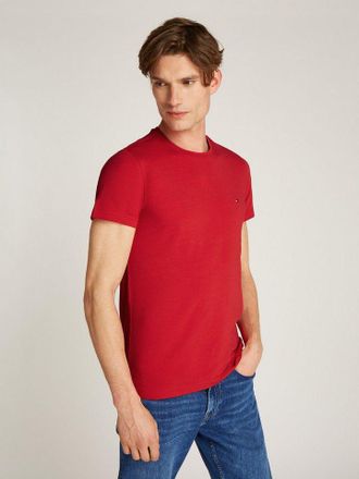Tommy Hilfiger T-Shirt STRETCH SLIM FIT TEE mit Rundhalsausschnitt
