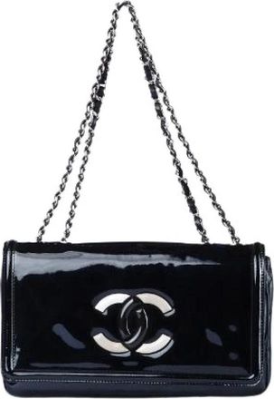 Chanel Sac bandouli&egrave;re vintage Pre-owned - Femme - Pre-owned - Noir - Taille: ONE Size